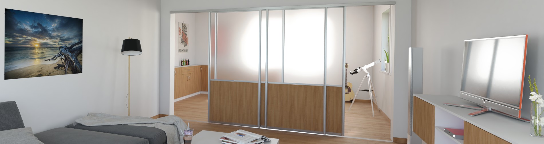 Raumteiler als Maßanfertigung online planen | schrankplaner.de